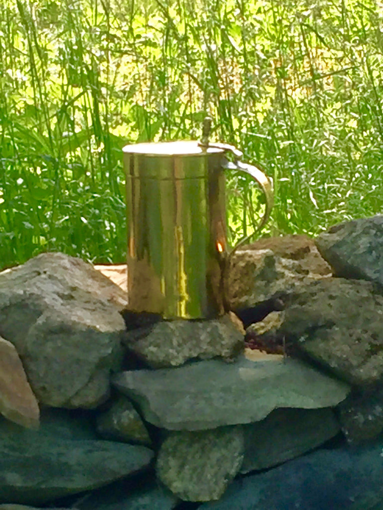 English Brass Tankard – Greenans Cottage